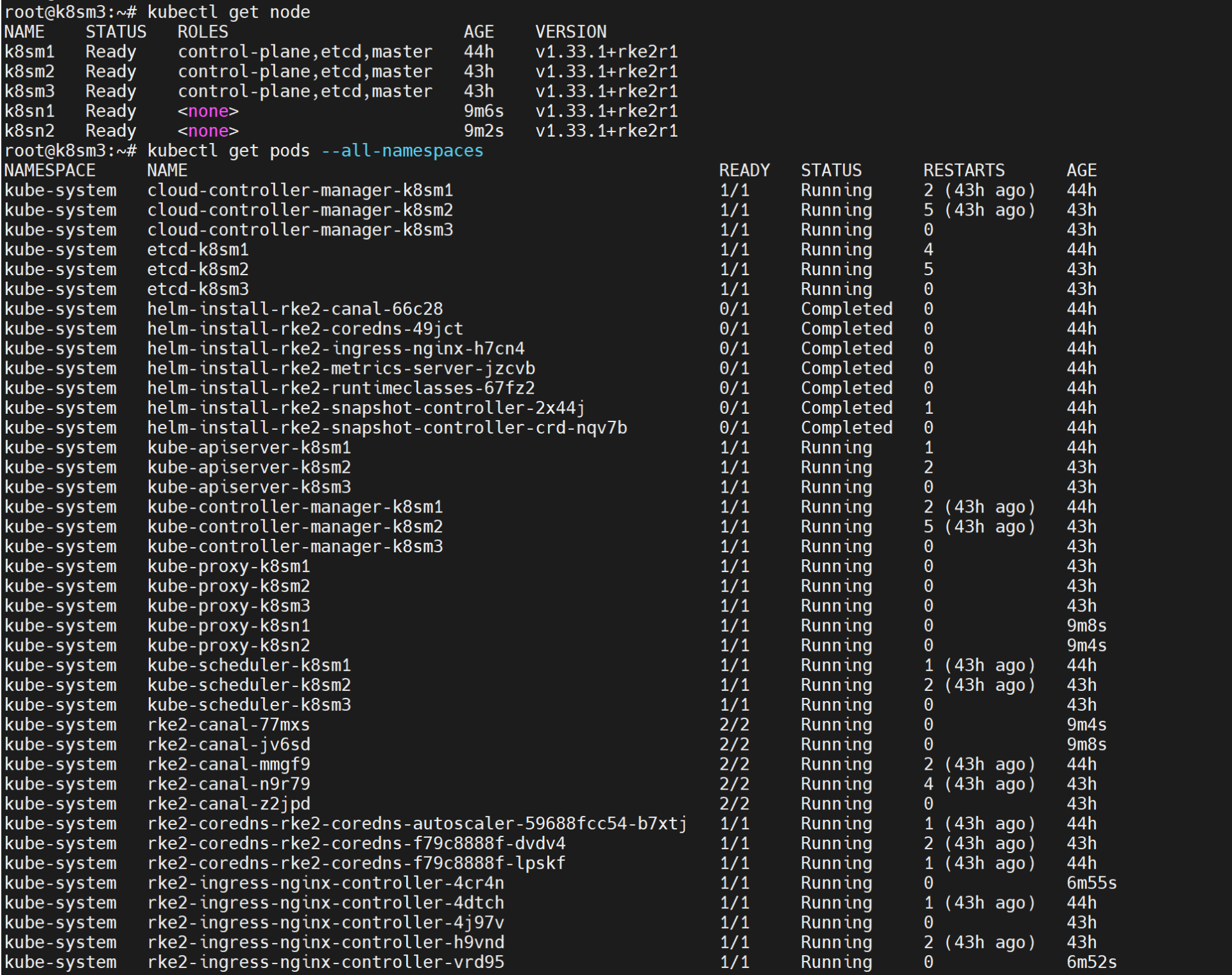 REK2 搭建6节点K8S教程（三）：RKE节点安装 - QingHao's Blog